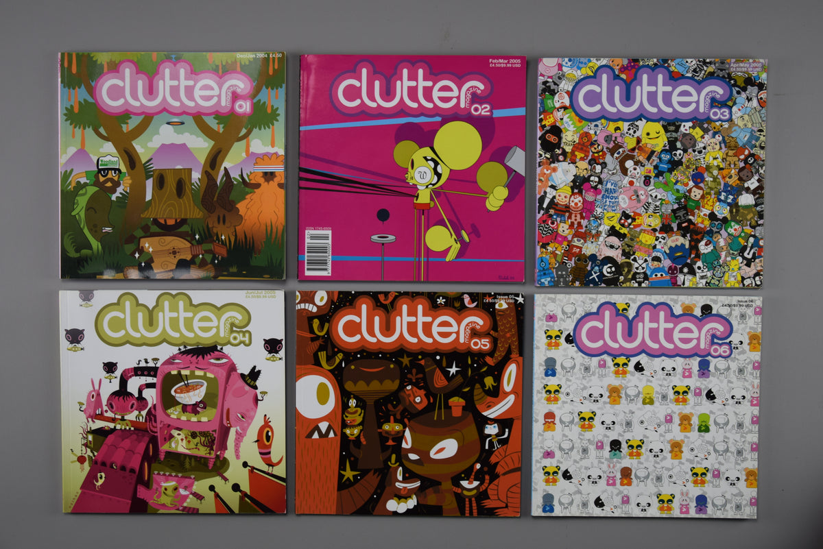 Clutter Magazine First 6 Issues 2004 in Mint Condition– Vintage Objects