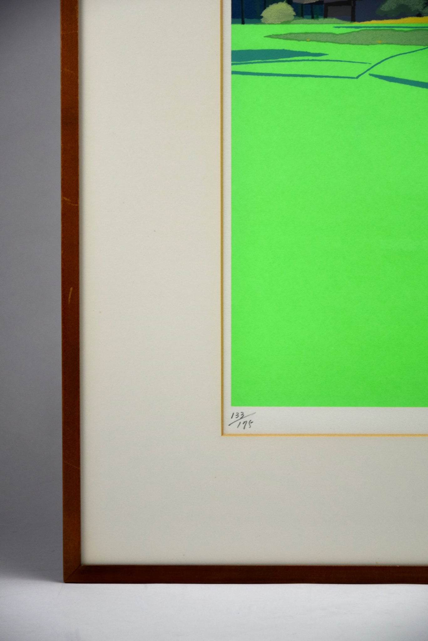 Blooming Fields Lithograph by Masayasu Uchida– Vintage Objects