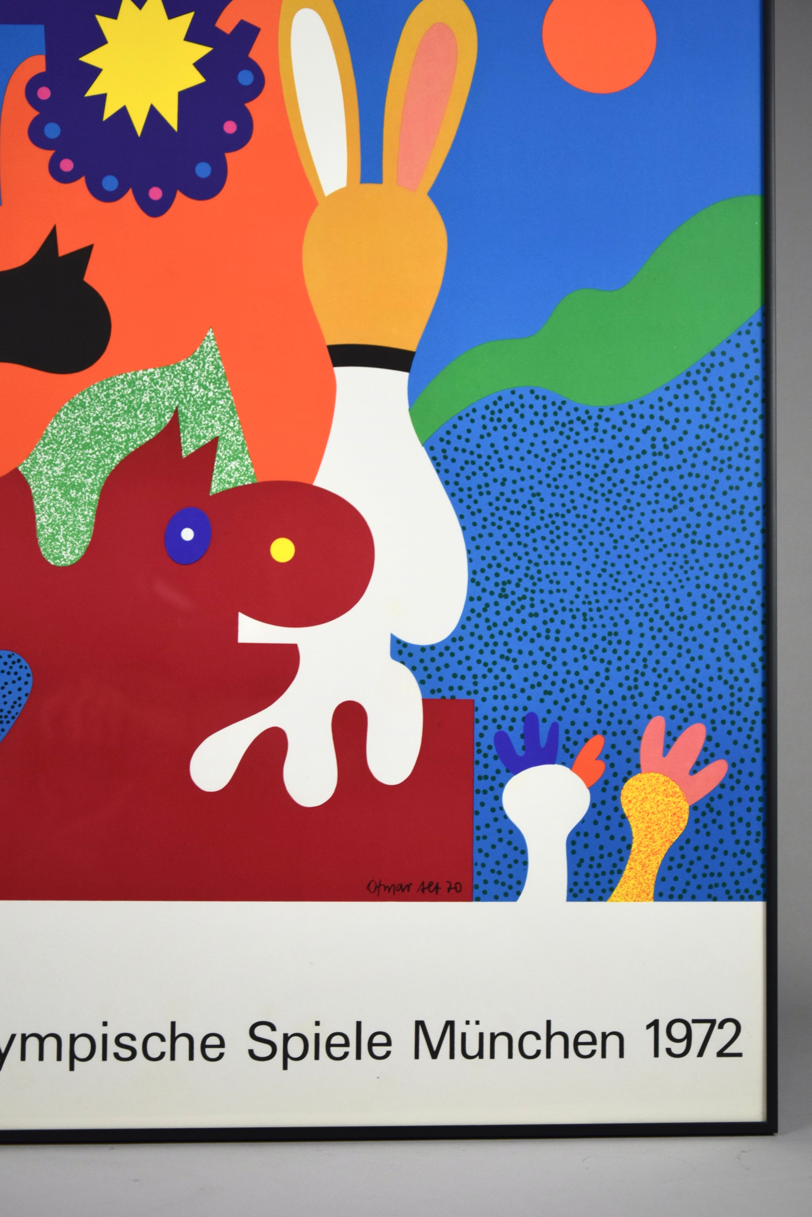 Otmar Alt Original 1972 Olympic Poster– Vintage Objects